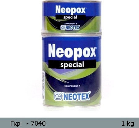 Neotex Neopox Special Αντιδιαβρωτικό Χρώμα Γκρι 1kg | Skroutz.gr