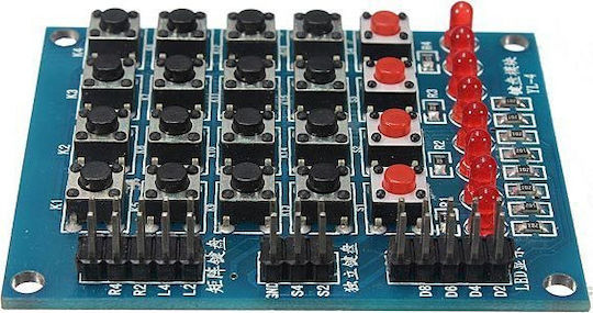 Optum 4*4 Matrix Array/Matrix Keyboard 16 Key Membrane Switch Keypad ...