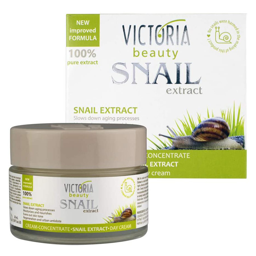 Victoria Beauty Snail Extract Κρέμα Προσώπου Ημέρας για Ενυδάτωση ...