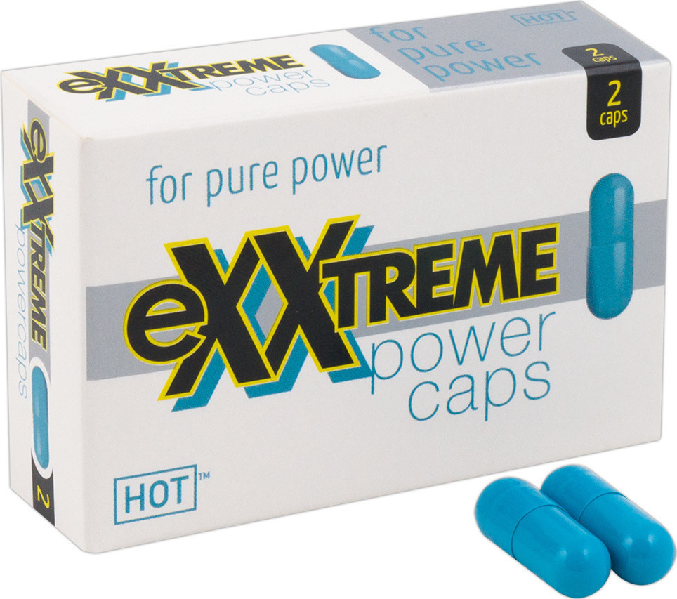 HOT eXXtreme Power Caps for Pure Power Ειδικό Συμπλήρωμα Διατροφής 2 ...