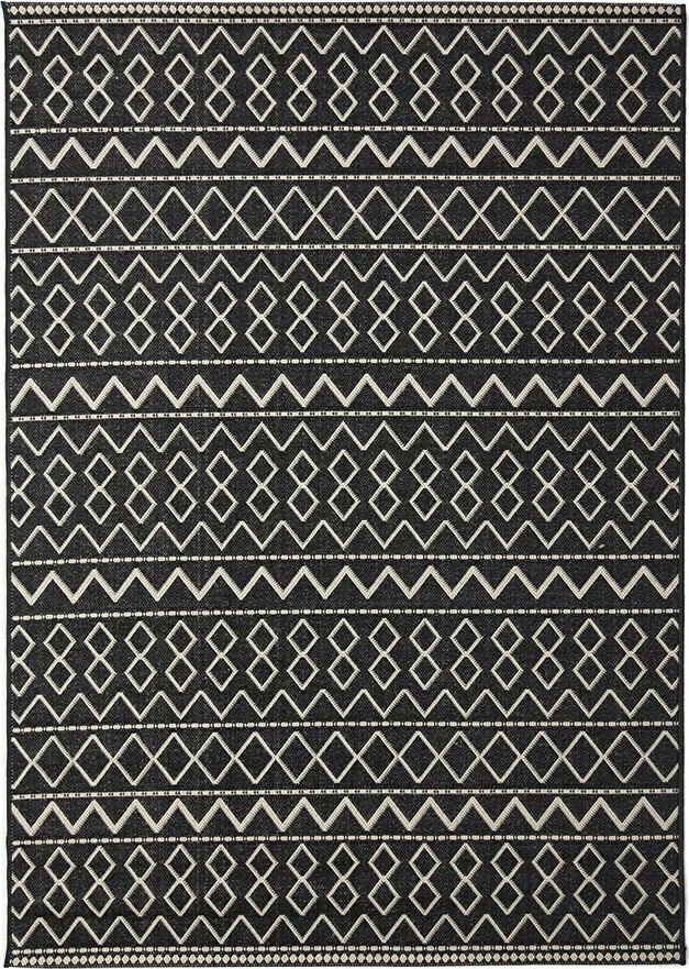 Royal Carpet Flox 8020 1 Χαλί Ορθογώνιο Καλοκαιρινό Ψάθινο Black ...