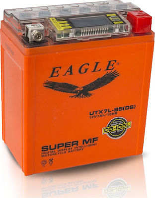Eagle Battery Μπαταρία Μοτοσυκλέτας ΥTX7L-BS με Χωρητικότητα 6Ah ...