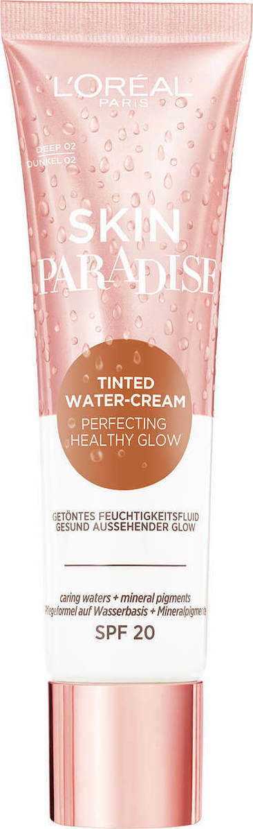 L'Oreal Paris Skin Paradise Deep 02 Κρέμα Προσώπου Ημέρας με Χρώμα και ...