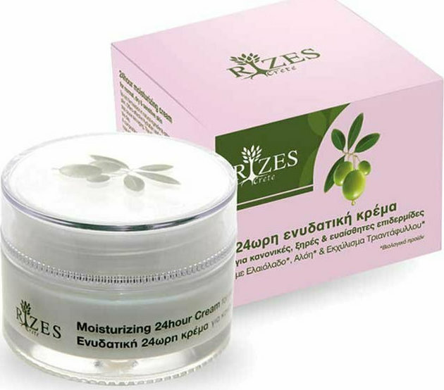 Rizes Crete 24h Moisturizing Cream 24ωρη Ενυδατική Κρέμα Προσώπου για ...