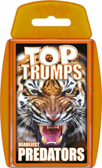 Winning Moves Επιτραπέζιο Παιχνίδι Top Trumps Deadliest Predators για 2 ...