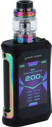 Geek Vape Aegis X Rainbow Black Box Mod Kit 5ml | Skroutz.gr