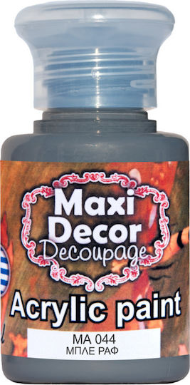 Maxi Decor Ακρυλικό Χρώμα Χρώμα Decoupage Μπλε 60gr 60ml MA044 | Skroutz.gr