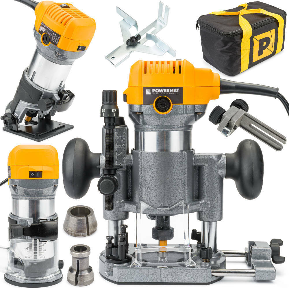 Powermat PM-FGW-2000T Κάθετη Φρέζα 2000W με Ρύθμιση Ταχύτητας | Skroutz.gr