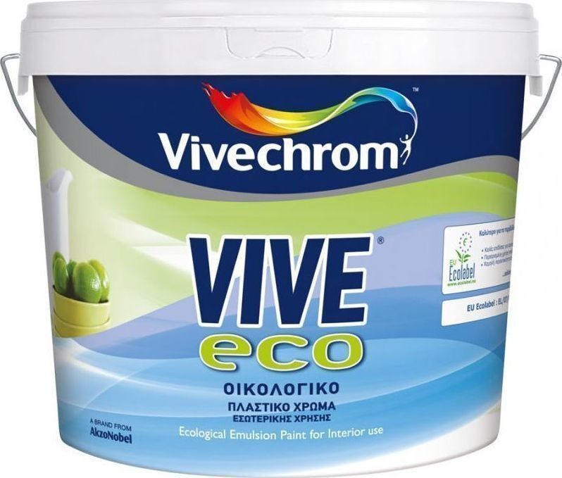 Vivechrom Vive Eco Emulsion Πλαστικό Χρώμα Οικολογικό για Εσωτερική ...