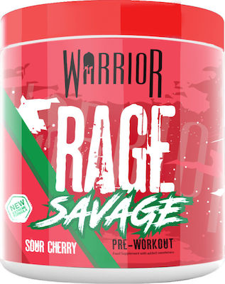 Warrior Rage Savage Pre Workout 330gr Sour Cherry | Skroutz.gr