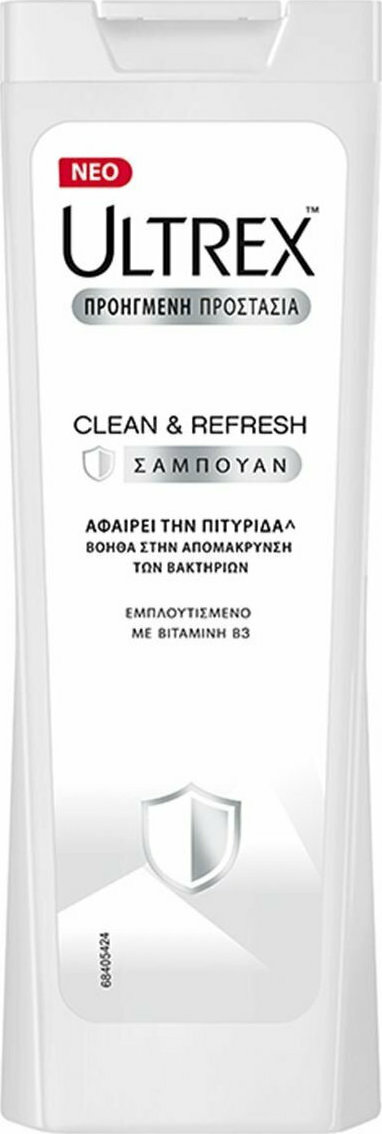 Ultrex Clean & Refresh Σαμπουάν κατά της Πιτυρίδας για Όλους τους ...