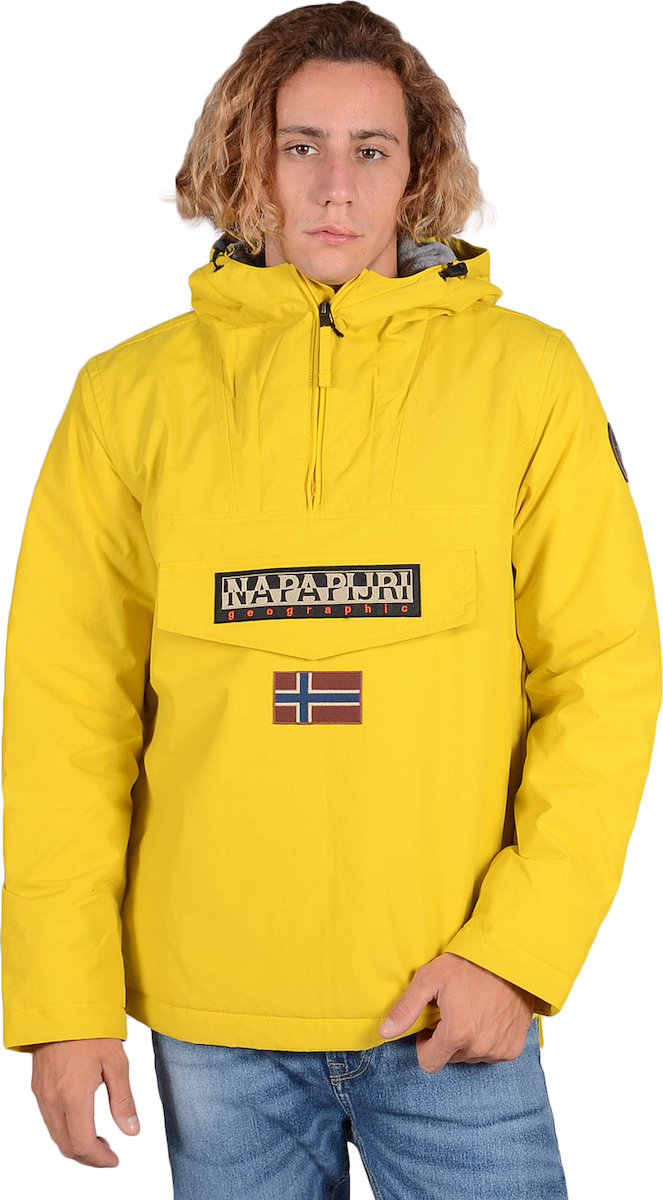 Napapijri Rainforest Ανδρικό Χειμωνιάτικο Μπουφάν Αδιάβροχο Κίτρινο ...