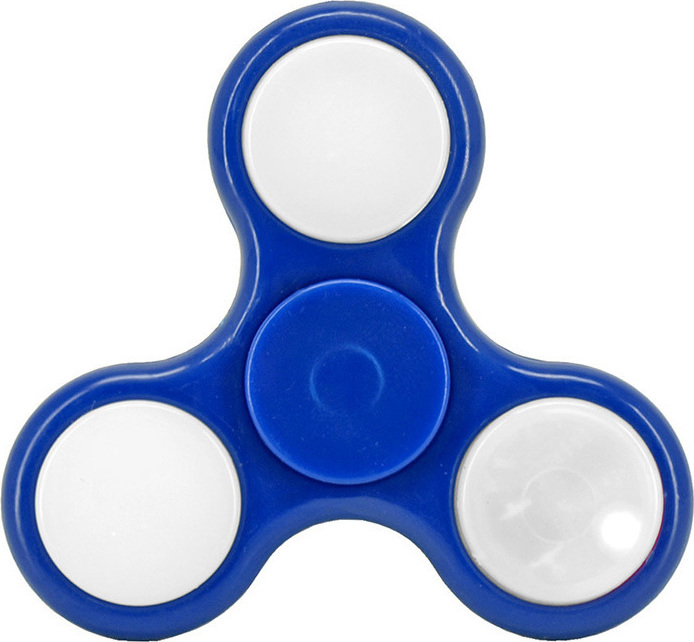 Fidget Spinner LED Plastic Three Leaves 1 minute Μπλε | Skroutz.gr