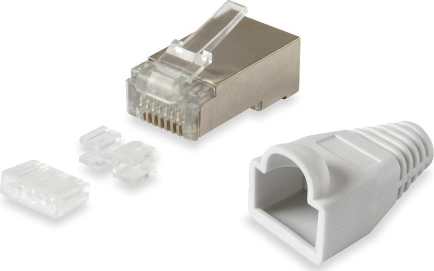 Equip RJ-45 STP Cat6 male shielded (121181) | Skroutz.gr