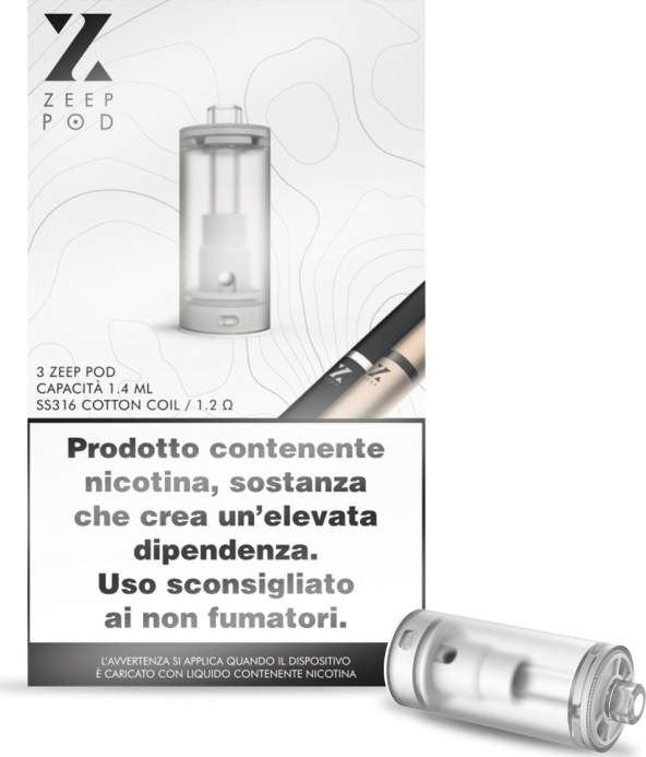 Zeep Vape Zeep Ανταλλακτικό Pod 1.4ml με Αντίσταση 1.2ohm | Skroutz.gr