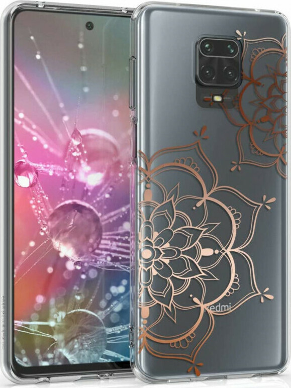 KWmobile TPU Flower Twins Back Cover Σιλικόνης Διάφανο Rose Gold ...