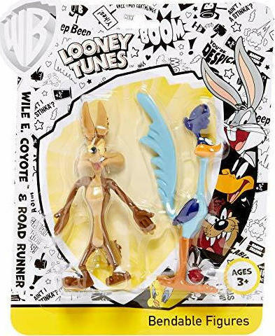 NJ Croce Παιχνίδι Μινιατούρα Coyote & Roadrunner Looney Tunes για 3 ...