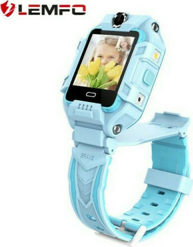 Lemfo Y99 Παιδικό Smartwatch με GPS και Καουτσούκ/Πλαστικό Λουράκι ...