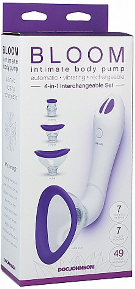 Doc Johnson Bloom Intimate Body Pump Αναρροφητής Vagin cu Vibrații ...