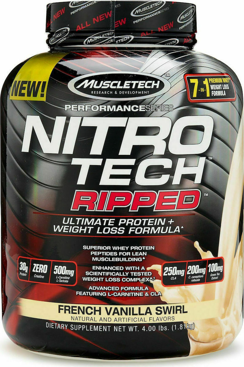 MuscleTech Performance Series Nitro-Tech Ripped Πρωτεΐνη Ορού Γάλακτος ...