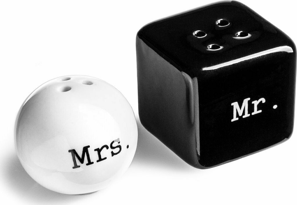 Gadget Master Mr. & Mrs Σετ Αλατοπίπερο Κεραμικό GMID2382 2τμχ | Skroutz.gr