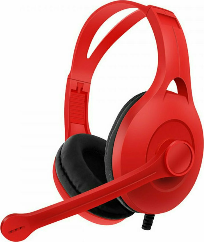 GM036 Over Ear Gaming Headset με σύνδεση 2x3.5mm Κόκκινο | Skroutz.gr
