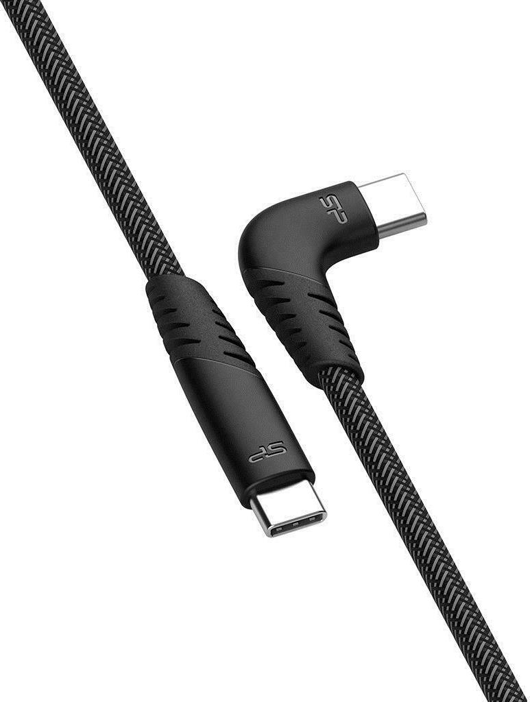 Silicon Power Braided USB 3.2 Cable USB-C male - USB-C male Μαύρο 1m ...