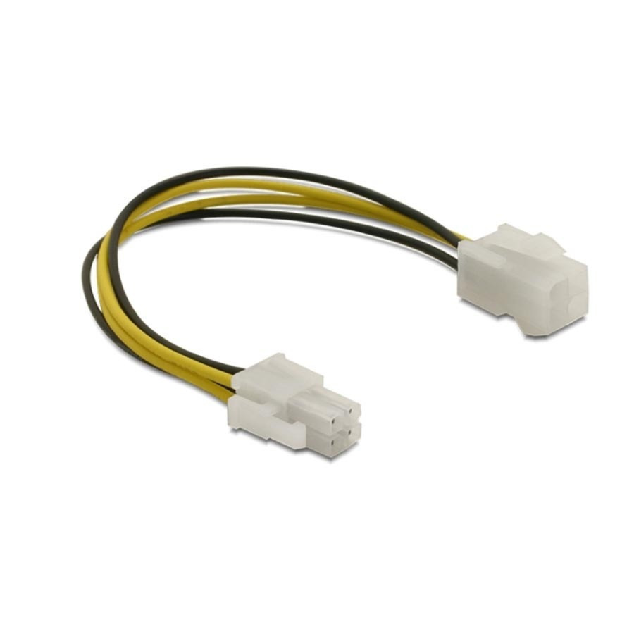 4-Pin Molex male - 4-Pin Molex female Cable 0.20m Πολύχρωμο (20CM ...