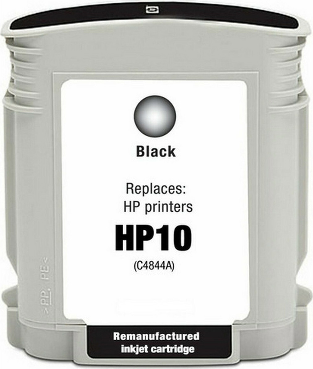 Συμβατό Μελάνι Εκτυπωτή InkJet HP 10 C4844AE 1700 Σελίδων 69ml Μαύρο ...