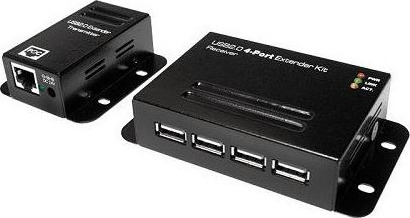 LogiLink USB 2.0 Hub 4 Θυρών με σύνδεση USB-A / Ethernet (UA0252-Kit ...