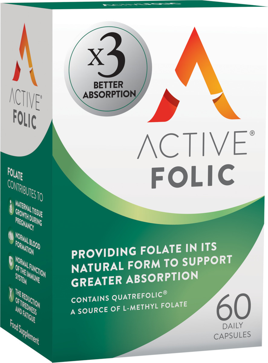 Active Iron Active Folic Συμπλήρωμα για την Εγκυμοσύνη 60 κάψουλες ...