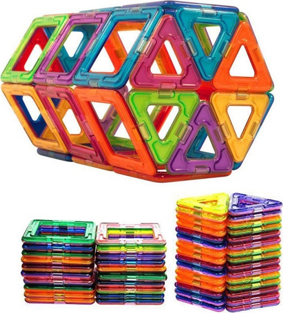 Μαγνητικό Παιχνίδι Κατασκευών Magic Magnetic Building Blocks για Παιδιά ...