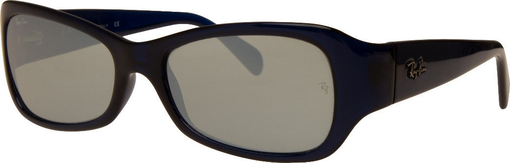 Ray Ban Predator J Γυαλιά Ηλίου με Μαύρο Κοκκάλινο Σκελετό και Γκρι ...