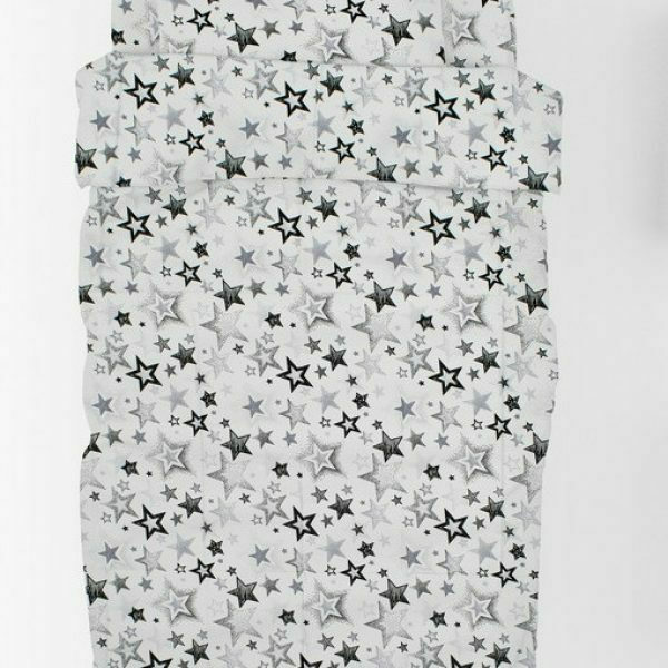 Dimcol Σετ Σεντόνι Μονό 160x240εκ. Star 1935215207312072 120 Grey | Skroutz.gr