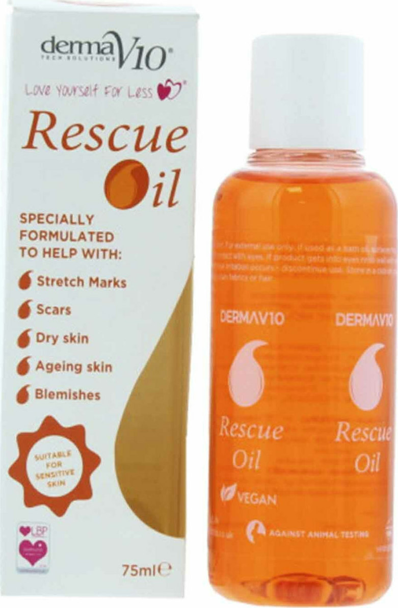 Derma V10 Rescue Λάδι κατά των Ραγάδων 75ml | Skroutz.gr