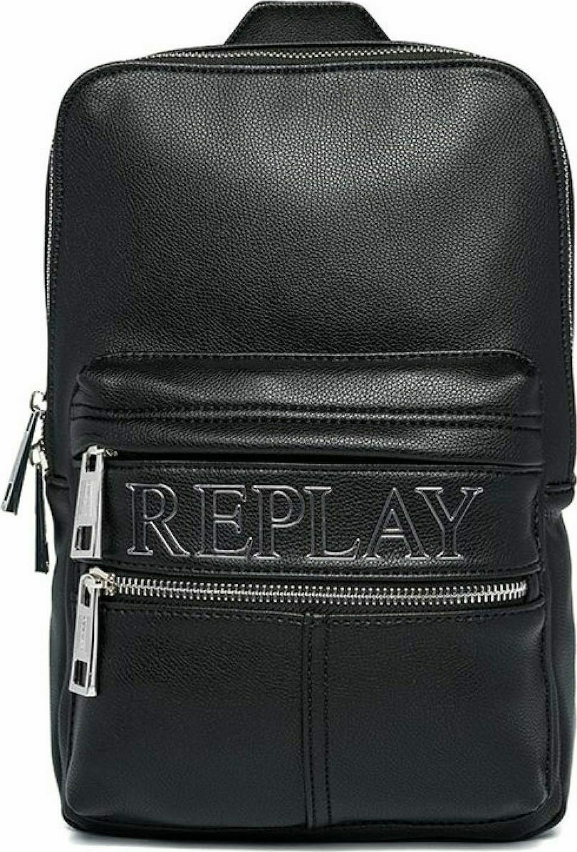 Replay Ανδρική Τσάντα Ώμου / Χιαστί σε Μαύρο χρώμα FM3518.000.A0438-098 ...