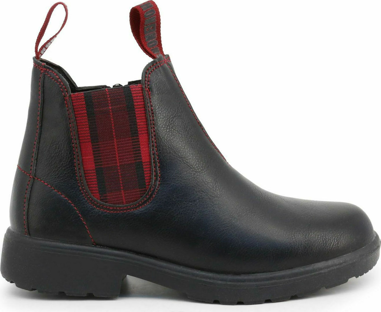 229-021 Δερμάτινα Παιδικά Μποτάκια με Φερμουάρ Μαύρα | Skroutz.gr