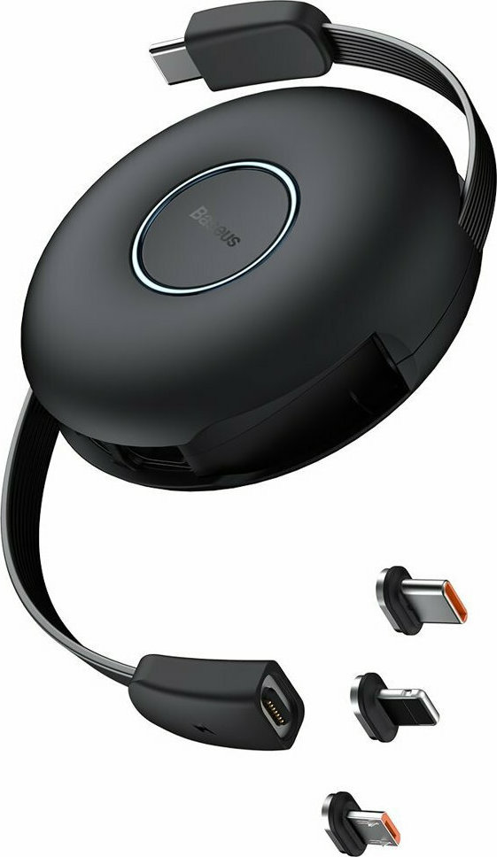 Baseus Zinc Magnetic 3 in 1 Magnetic / Retractable USB to micro USB ...