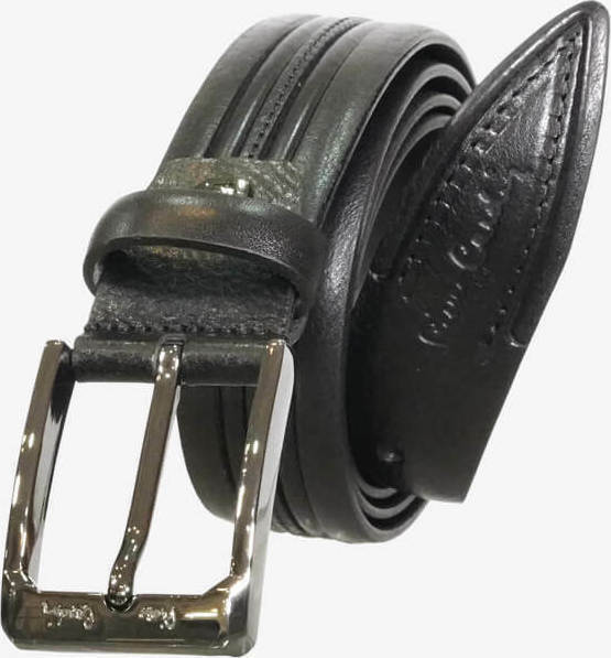 Pierre Cardin 9018 Ανδρική Ζώνη Δερμάτινη Μαύρη | Skroutz.gr