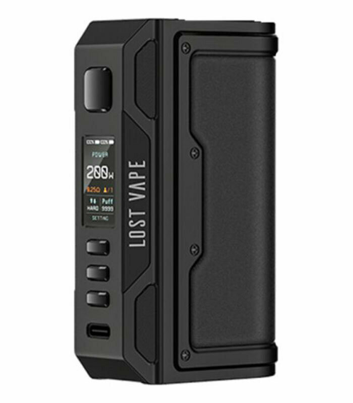 Lost Vape Box Mod Thelema Quest Mod 200W Black Calf Leather | Skroutz.gr