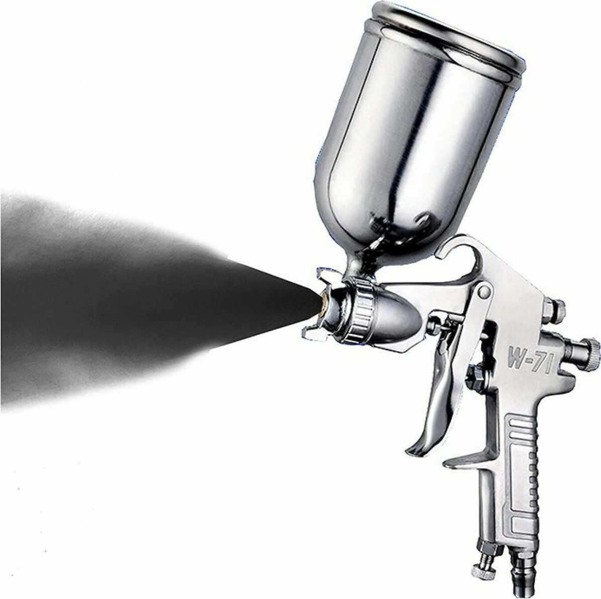 Paint Spray Gun W71 400ml Άνω Δοχείου 1.5mm | Skroutz.gr