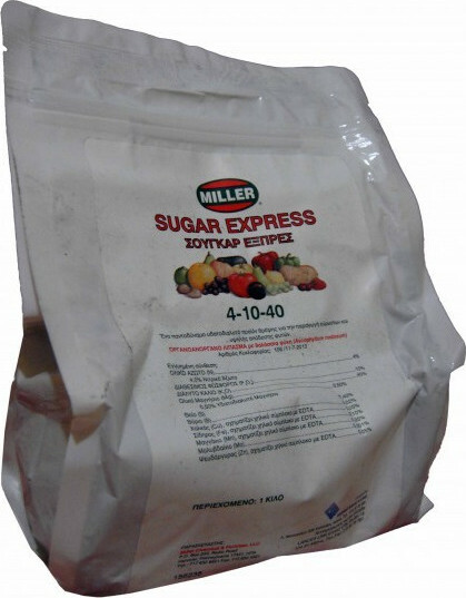 Miller Chemical Κοκκώδες Λίπασμα Sugar Express 4-10-40 1kg | Skroutz.gr