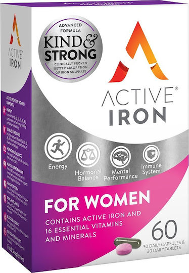 Active Iron Fier Pentru Femei 30 Comprimate 30 Capsule | Skroutz Romania
