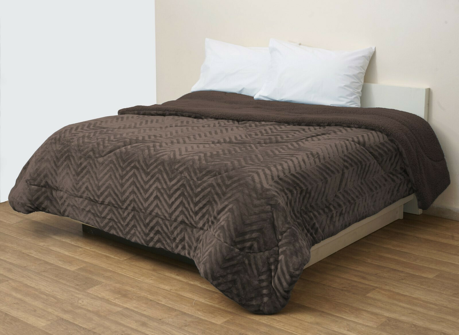 Anna Riska Κουβερτοπάπλωμα Μονό 160x220 Toronto Brown | Skroutz.gr