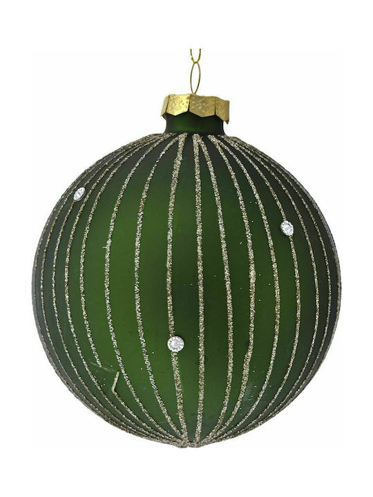 Σετ 4 Μπάλες Μεγάλες Γυάλινες Πράσινες 10cm 75183 | Skroutz.gr