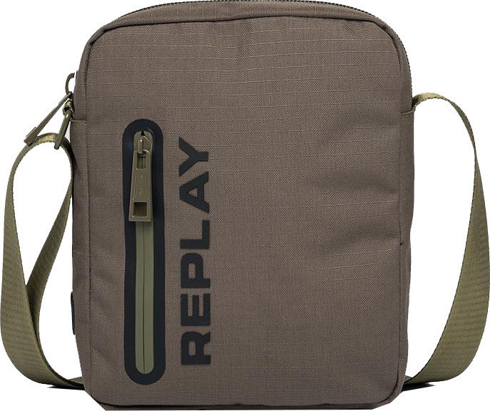 Replay Ανδρική Τσάντα Ώμου / Χιαστί σε Χακί χρώμα FM3540.000.A0440-057 ...