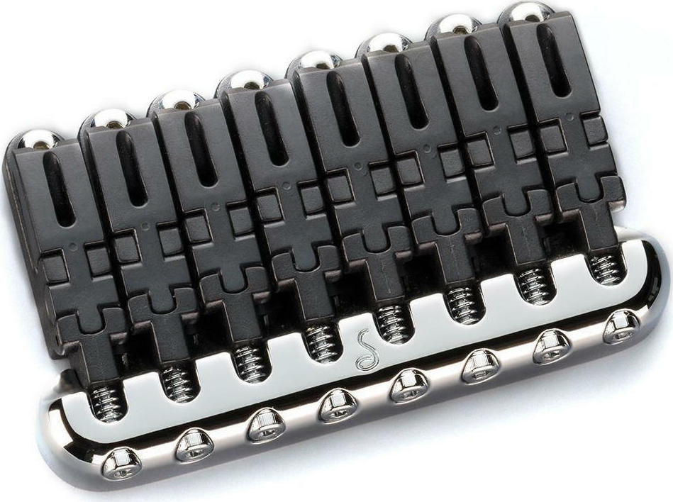 Schaller Hannes 8 Guitar Bridge with Piezo - 8-String 12330200 Chrome ...