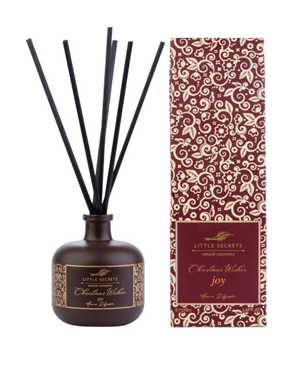 Little Secrets Αρωματικό Χώρου με Sticks Christmas Wishes Joy 100ml ...