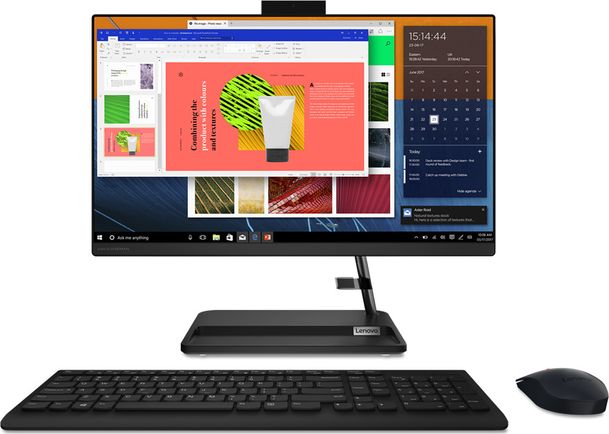 Lenovo IdeaCentre AIO 3 24ADA6 (Ryzen 3-3250U/8GB/512GB/W10) Black ...