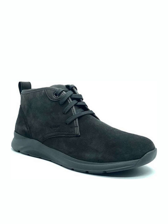 Geox Damiano Suede Γκρι Ανδρικά Μποτάκια D16ANG 00022 C6372 | Skroutz.gr